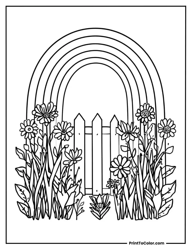 Free Rainbow Coloring Pages [Printable PDFs - 2026]
